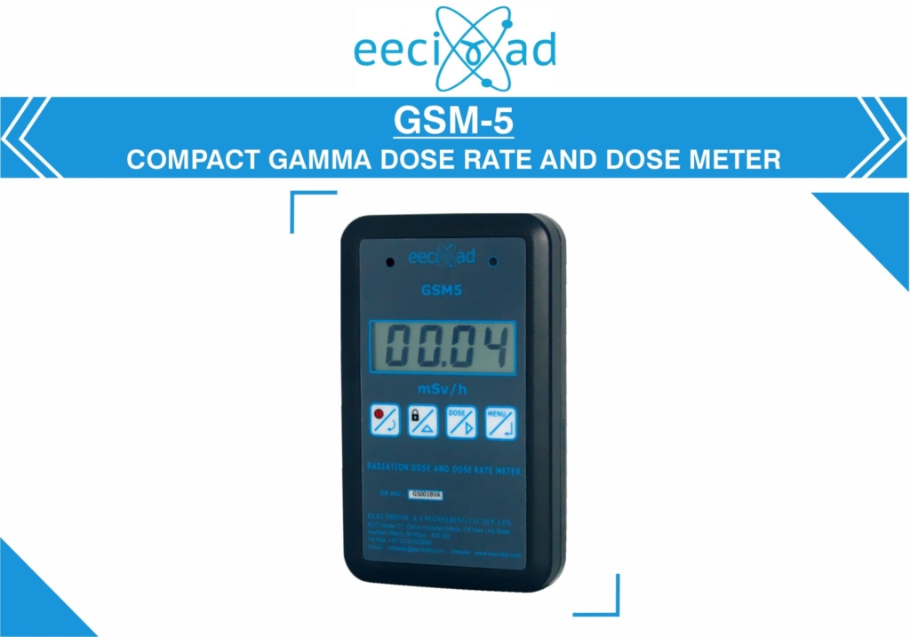 GSM-5 - Compact Gamma Dose Rate & Dose Meter EECI